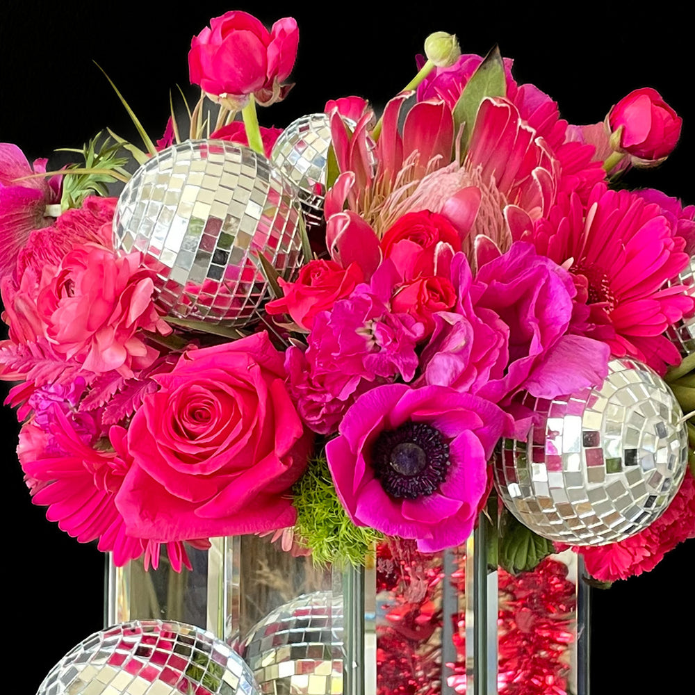 Disco Flower Cube Deluxe – Flower Works LLC